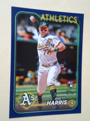 Brett Harris - 2024 Topps RC Baseball card #US199 - Oakland Athletics ...
