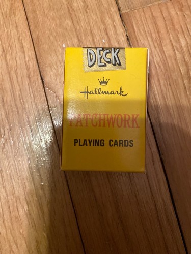 Vintage Hallmark PATCHWORK Mini Playing Cards Deck - COMPLETE USA ...