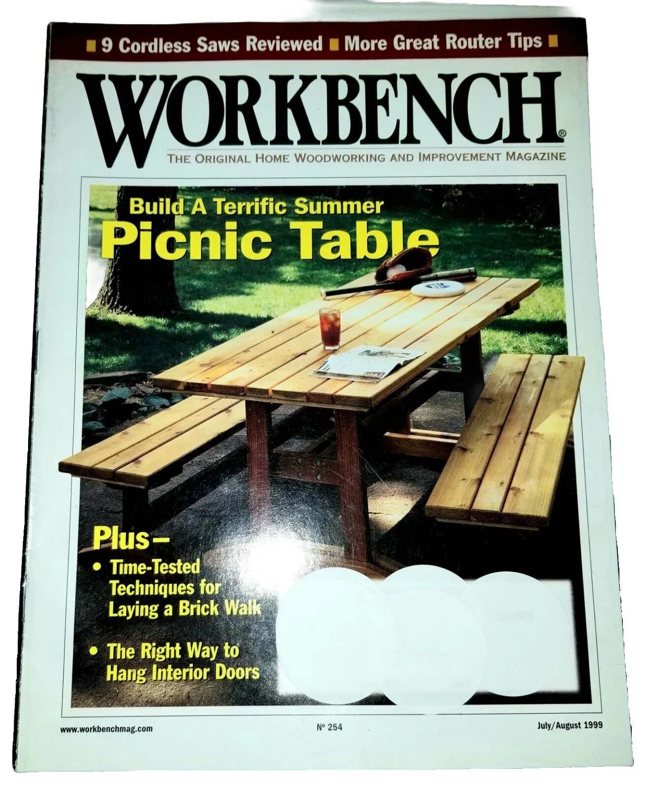 Workbench Magazine. Make Yard Furniture That Lasts. August 1987 | eBay