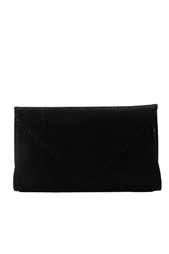 Jilly Womens Leather Textured Clasp Flap Magnet Square Small Pouch ...
