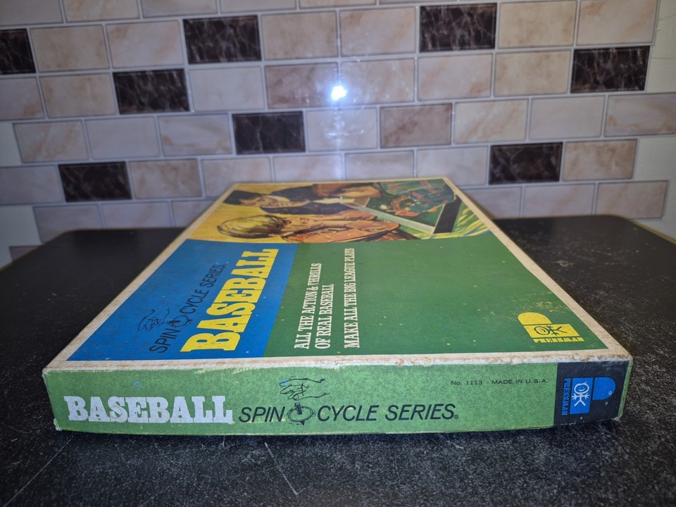 Rare Pressman Spin Cycle Series Baseball Game In Original Box W ...