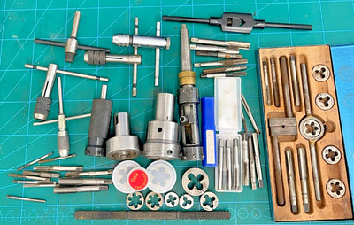USED JOB LOT OF TAPS AND DIES TAP WRENCHES DIE STOCKS TAILSTOCK HOLDERS | eBay UK