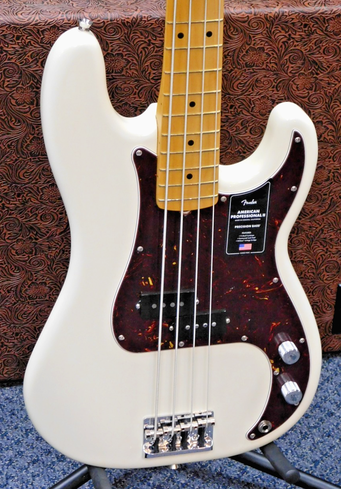 2025 Fender American Professional II Precision Bass w/ Case! Olympic ...