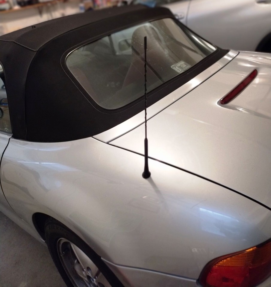 1996-2002 BMW Z3 Z 3 16" Antenna Mast Black Rod Radio AM/FM | Left ...