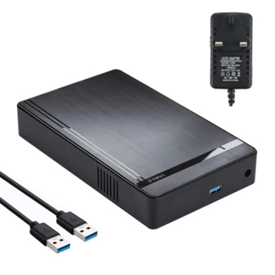 SHADOWCORE Hard Drive Enclosure, HDD Case for 2.5"/3.5" HDD/SSD Disk up ...