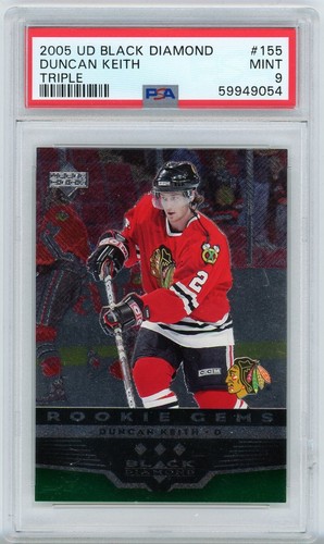 UD Black Diamond 2005 - Rookie Gems Triple Green 3/25 - Duncan Keith ...