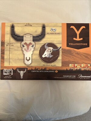 Yellowstone One Steer Skull 563 Pieces Brick Set Brickcraft 2023 ...
