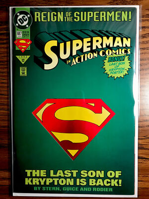 ACTION COMICS 687 NM COLLECTORS EDITION VARIANT 1ST APP ERADICATOR DC ...
