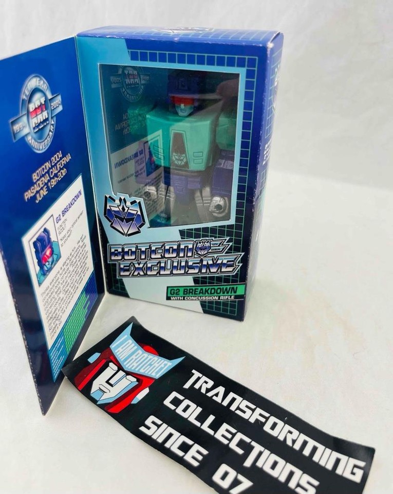 Transformers Original G2 2004 Botcon Exclusive Action Master Breakdown ...