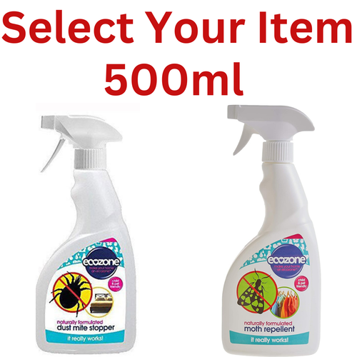 Ecozone Dust Mite Stopper & Moth Repellent Spray Child & Pet Friendly ...