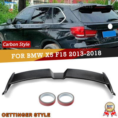 Carbon Look For BMW X5 F15 15-18 M Performance Rear Roof Spoiler ...