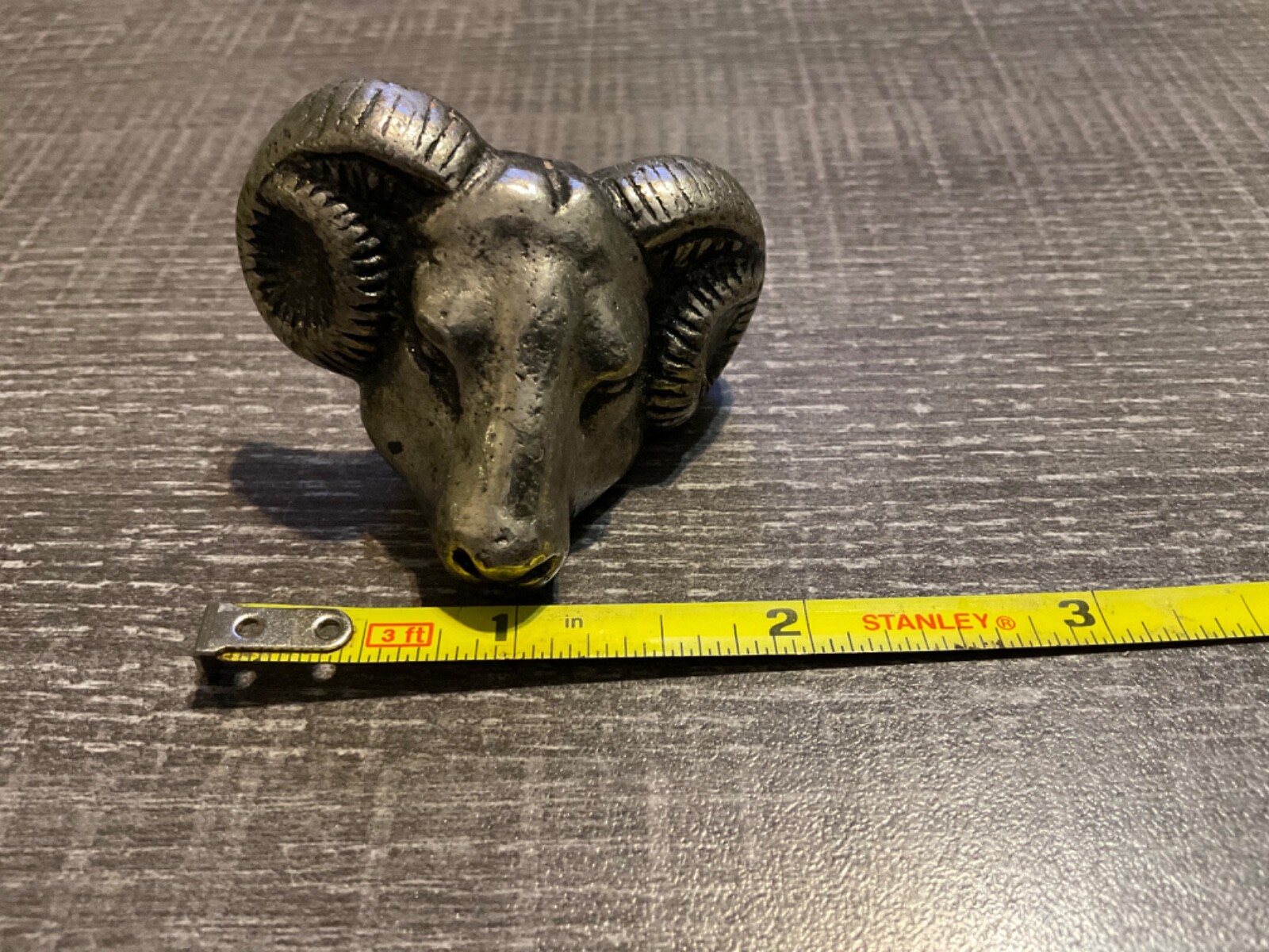 Door Handle Draw Pull Ram Head Face Figurine Home Decor | eBay