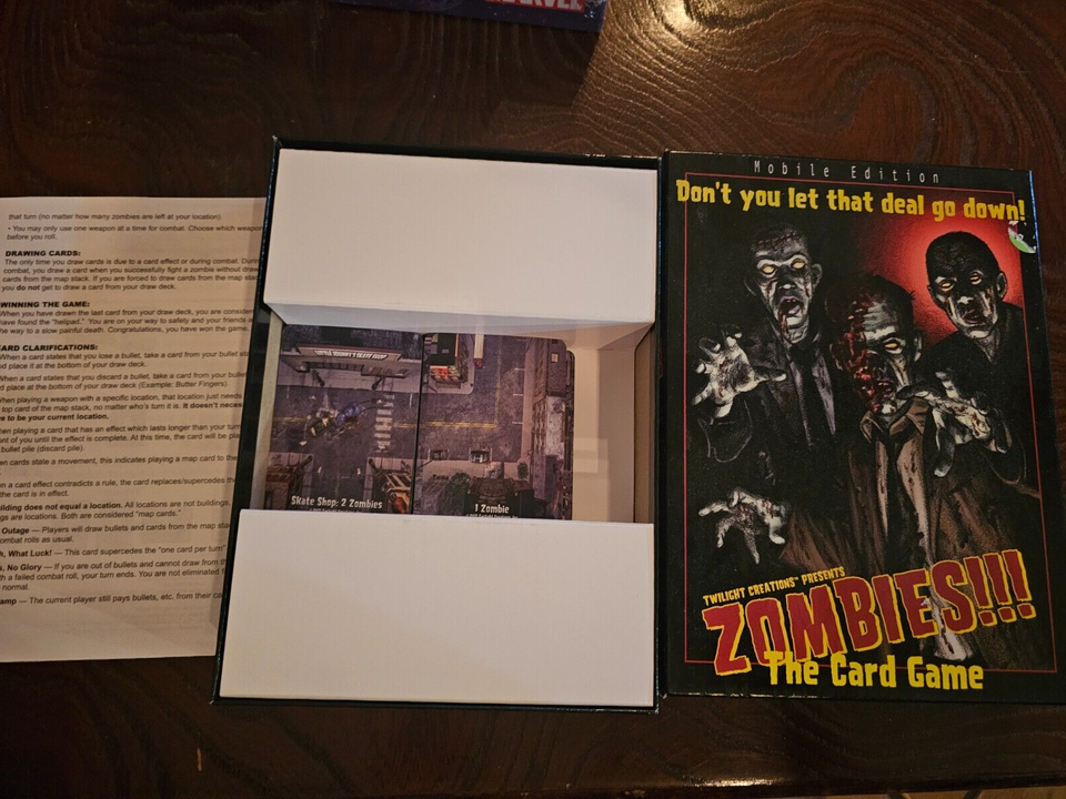 Zombies card game Mobile Edition complete game Zombies!!! Twilight ...