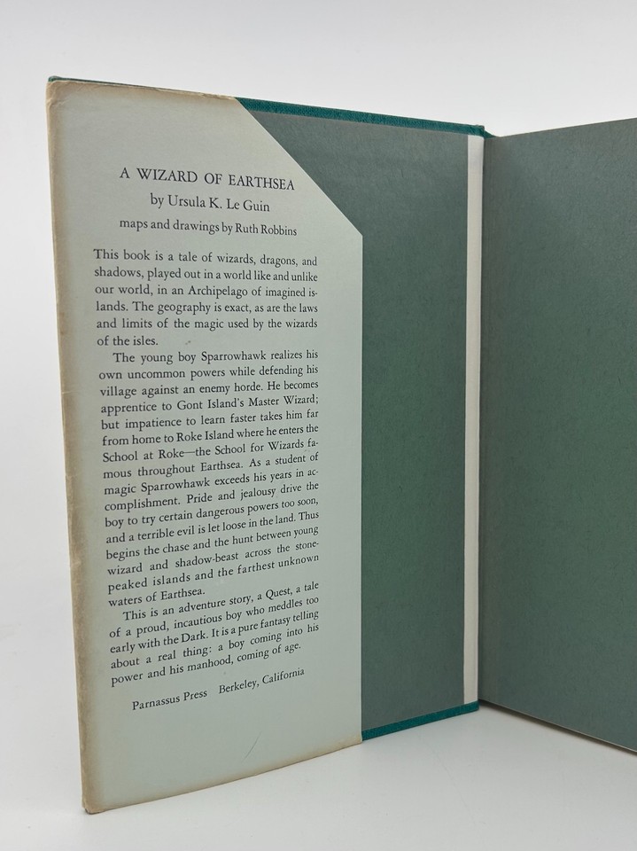 A Wizard of Earthsea by Ursula K. Le Guin First Edition Parnassus Press ...