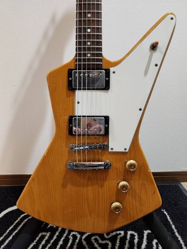 Electric Guitar Greco 1976 EX-800 EC Cut Explorer Natural Japan Vintage ...