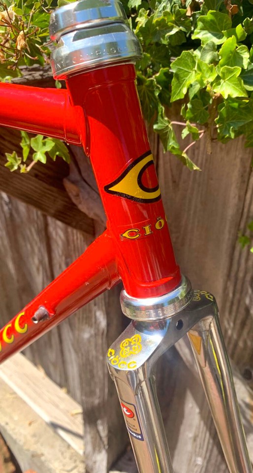 53cm CIOCC Vintage Steel Frame-Set - Refinished + Extras | eBay