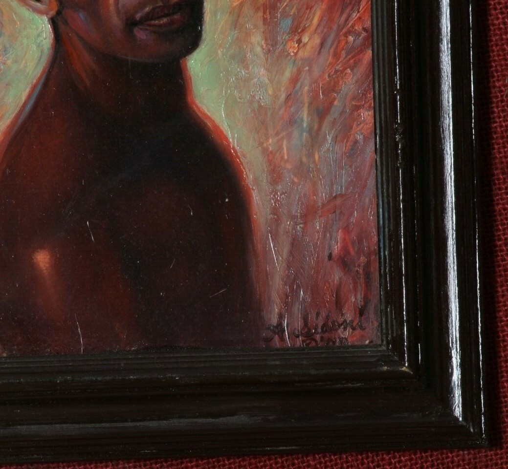 "Madagascar Sheep Herder" By Anthony Sidoni 2000 Signed Oil Painting 20 ...