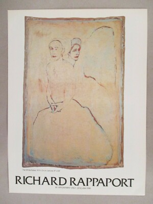 Richard Rappaport Art Gallery Exhibit PRINT AD - 1982 | eBay