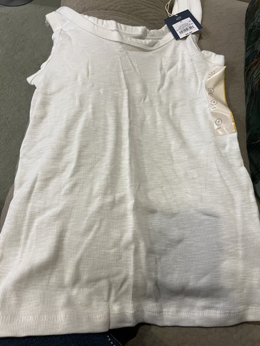 Universal Threads White Ribbed Sleeveless tee shirt | eBay