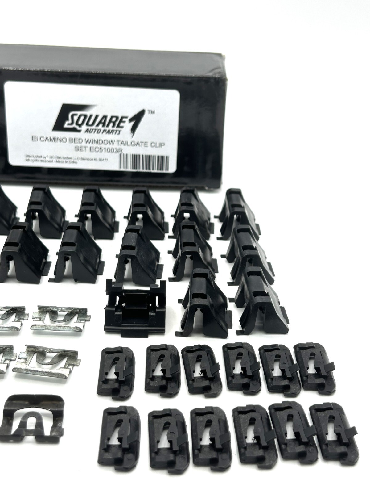 SQUARE 1 Bed & Tailgate + Rear Window Clip Kit For 1978-1987 El Camino ...