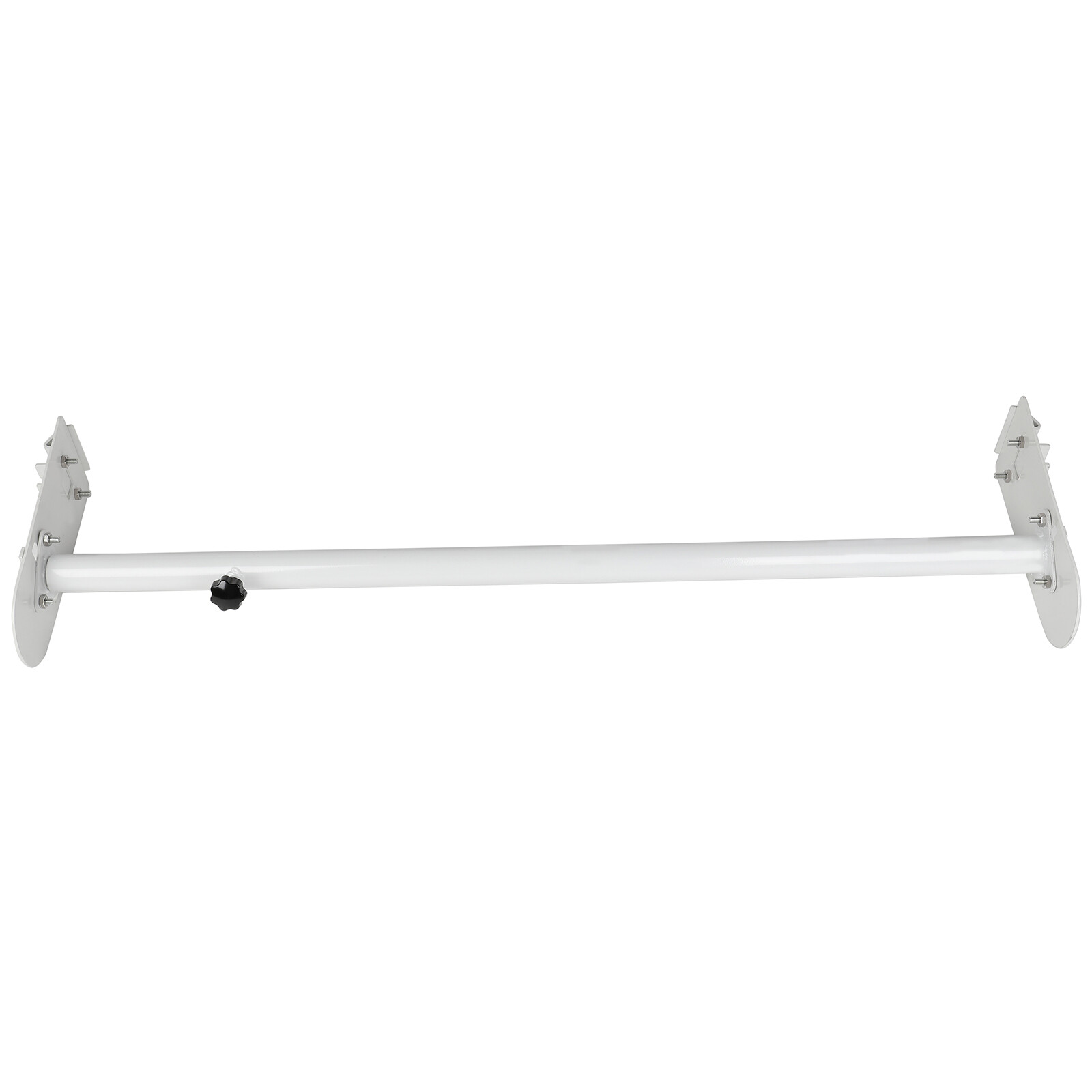 750lb VAN 3 Bar Van Roof Ladder Rack Heavy Duty Steel White CAR Top ...