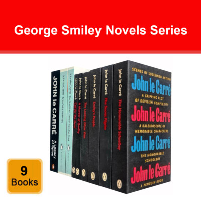 The George Smiley Novels Series 9 Books collection Set by John Le Carré ...