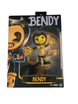 JAKKS PACIFIC BENDY AND THE INK MACHINE BENDY WITH TRAIN ACTION Figure ...