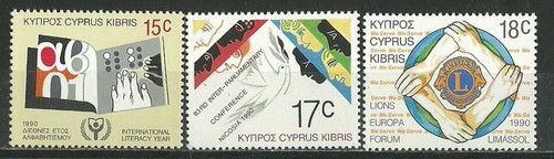 CYPRUS-GREECE 1990 '' ANNIVERSARIES AND EVENTS OF 1990 '' SET MNH | eBay