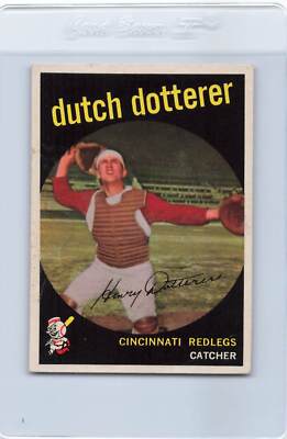 1959 Topps #288 Dutch Dotterer Redlegs VG *6440 | eBay