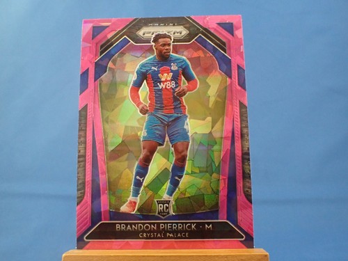 Brandon Pierrick Prizm Premier League Soccer 2020-21 Pink Ice Prizm RC ...