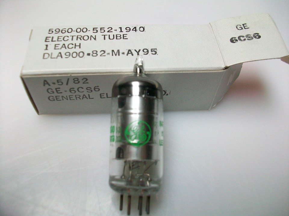 GE JAN 6CS6 TUBES | eBay