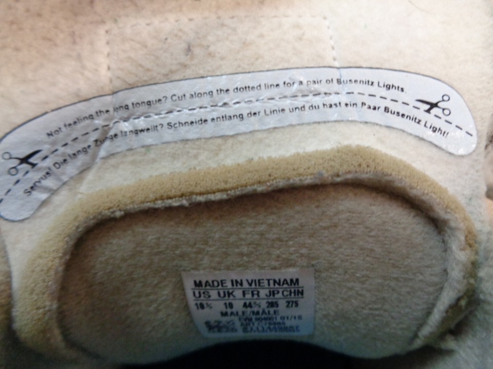 Adidas HEMP BUSENITZ Men Size 10.5 US Shoes TAN /Black Soccer ...