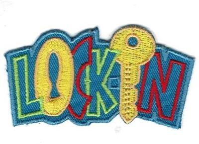Girl Boy LOCK IN Key OVERNIGHTER Fun Patches Badges SCOUTS GUIDES party ...