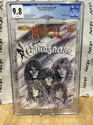 Rock N Roll Comics 10 Revolutionary Comics 1990 Cgc 9.8 Whitesnake ...