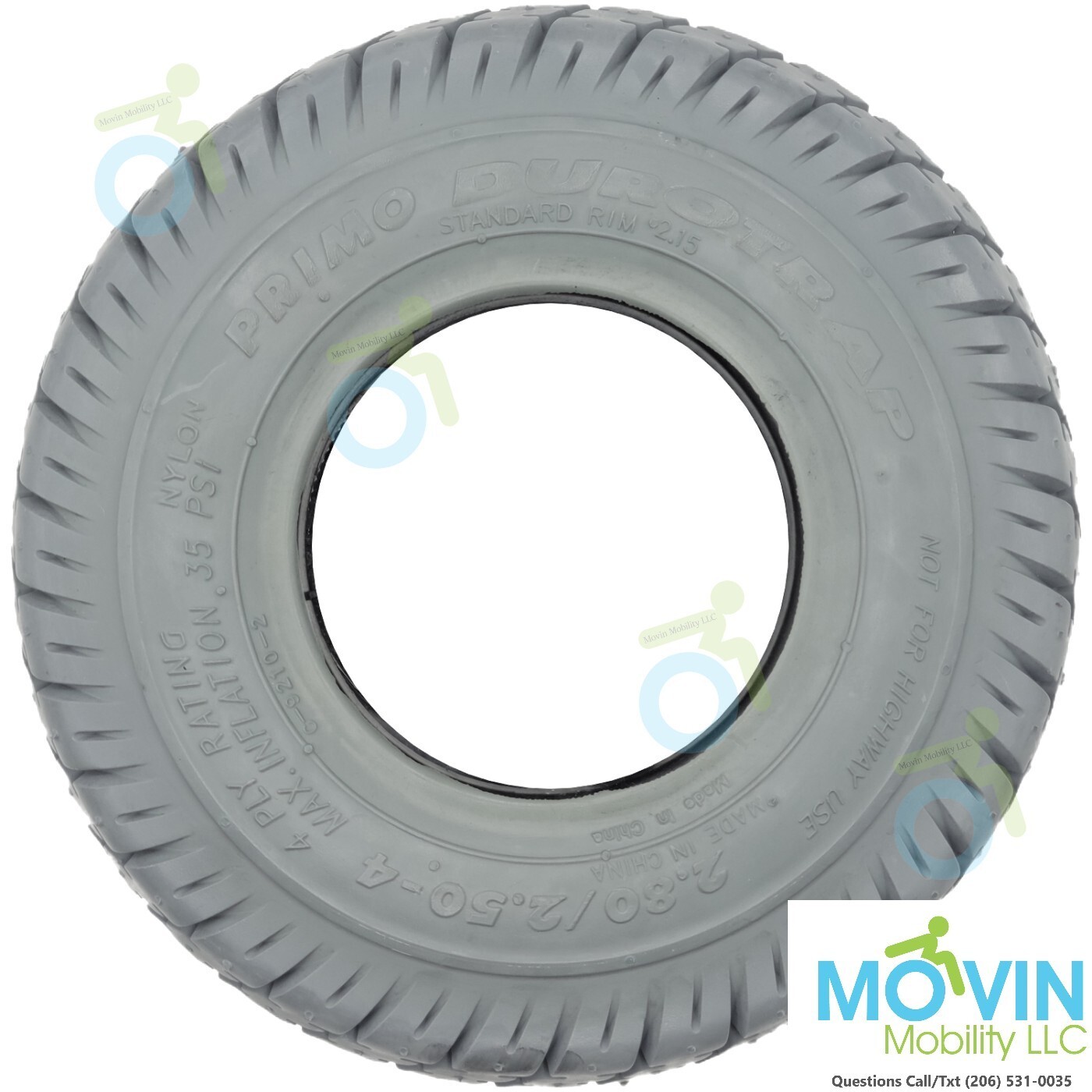 2.80/2.50-4 Primo Durotrap Power Wheelchair and Scooter Tire | eBay