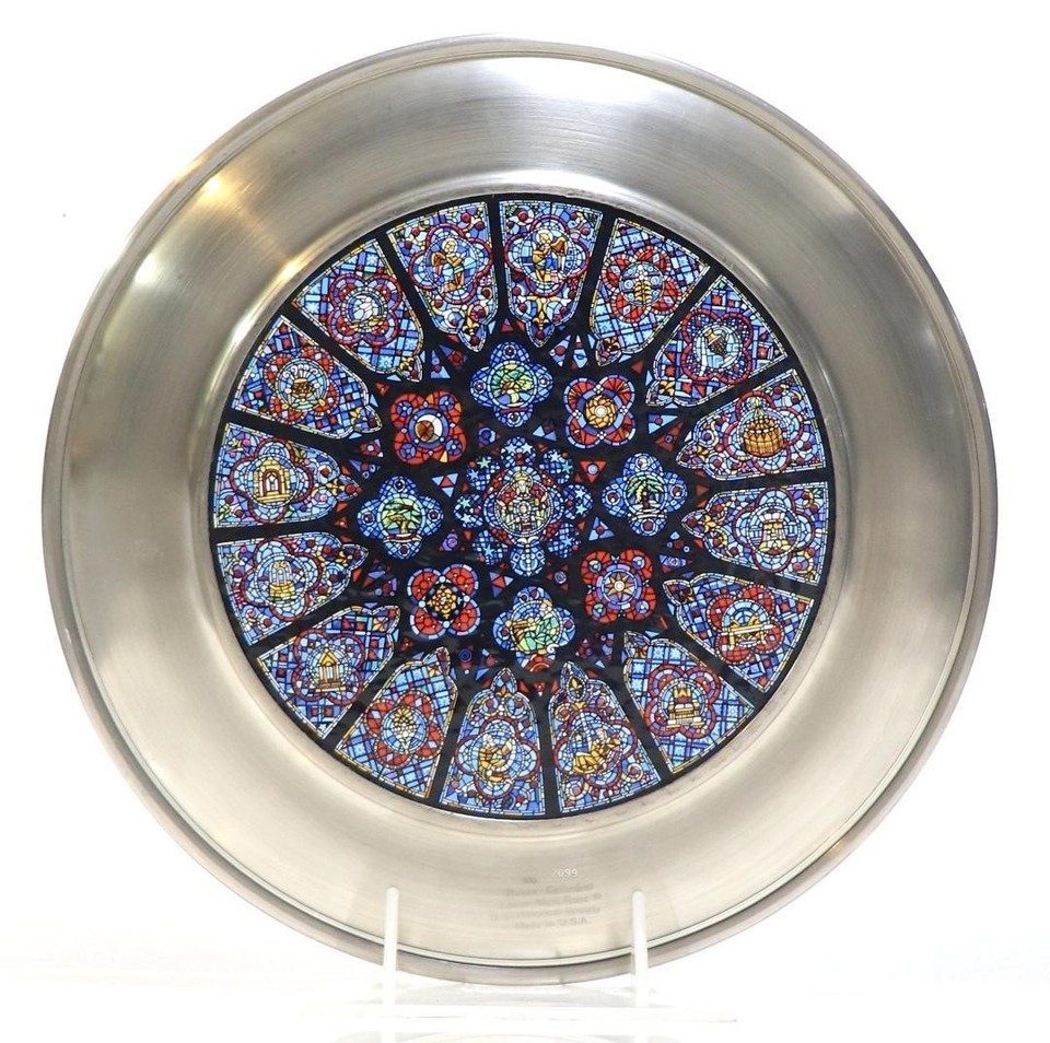 Vintage stained glass, antique limited edition piece by Glassmasters ...