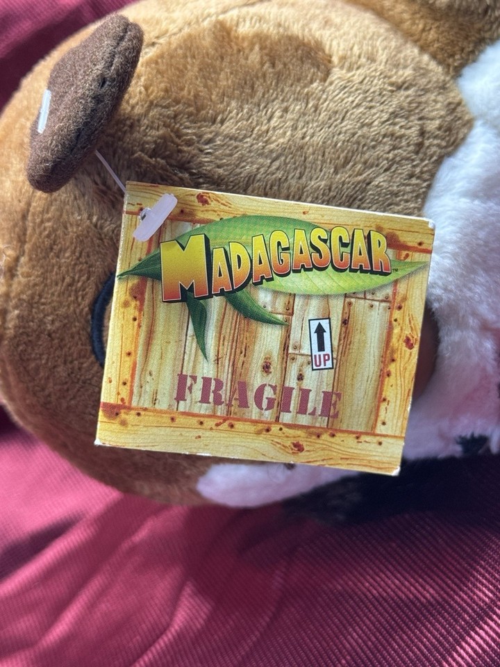 DreamWorks Madagascar Mort The Lemur Plush Russ 2005 Hard To Find 10 ...