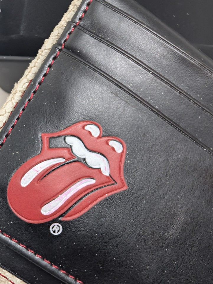 RARE Rolling Stones Leather Wallet Some Girls Collector Tin - NEW HTF ...