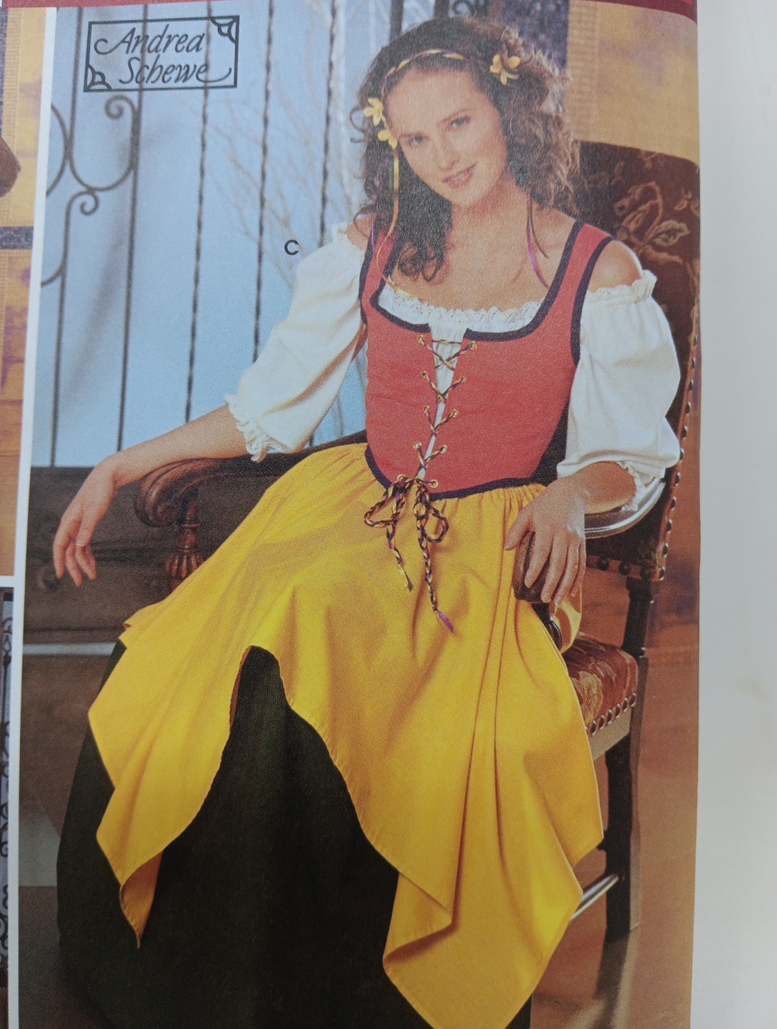 Simplicity Renaissance Pattern 5582 Bodice Gown Costume Size P5 12 to ...