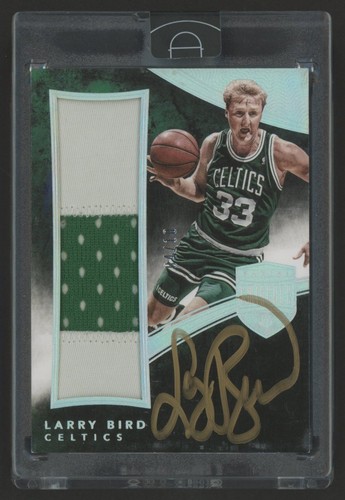 2014-15 Panini Eminence Larry Bird HOF GU 3-Color Patch Gold Ink AUTO 4/10 | eBay