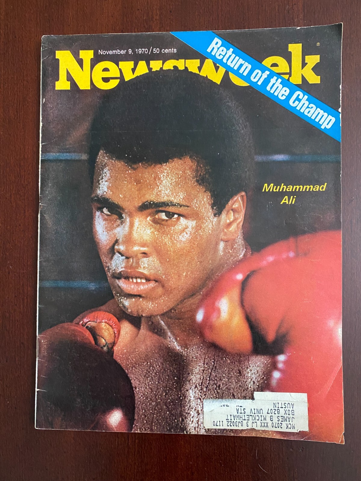 Newsweek Magazine November 9 1970 Muhammad Ali Penn Central Bankruptcy ...
