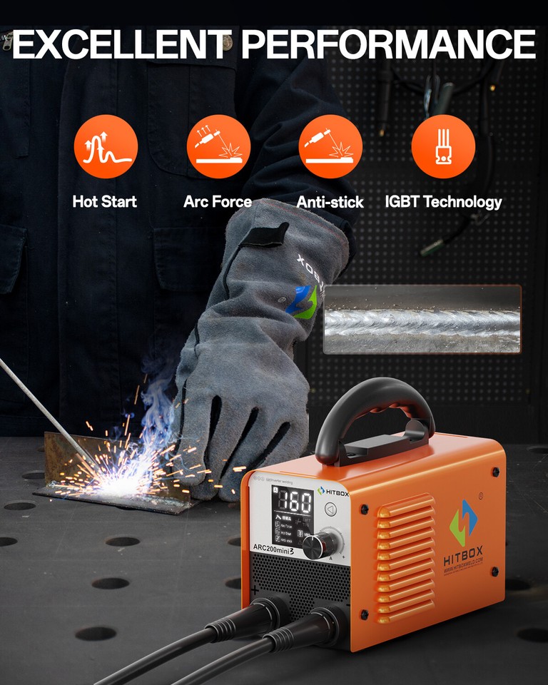 Portable 2IN1 Mini Stick Welder 110V 160Amp ARC MMA Lift TIG Welding ...