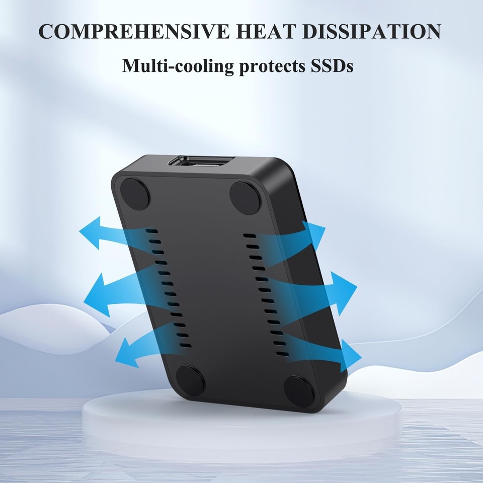 NVMe & SATA M.2 Reader/Writer, M.2 SSD to USB-A/C Reader Adapter ...