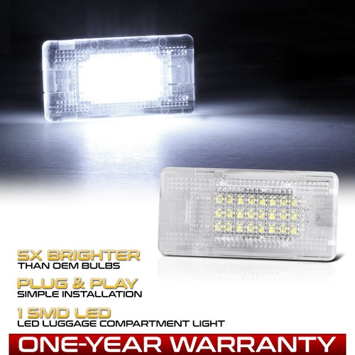24 SMD LED Rear Trunk Luggage Compartment Light For BMW E46 E90 E92 E39 ...