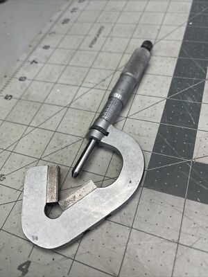 Starrett V-Anvil 3-Flute Micrometer .093-1" Range .001 Graduation (k229 ...