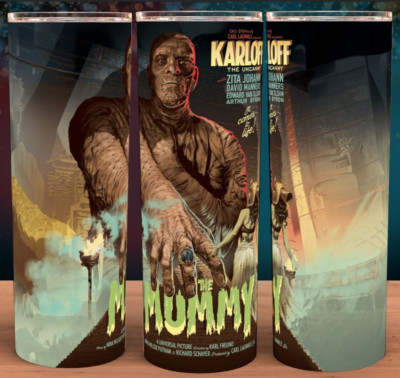 Universal Monsters Classic Karloff The Mummy Cup Mug Tumbler 20oz | eBay