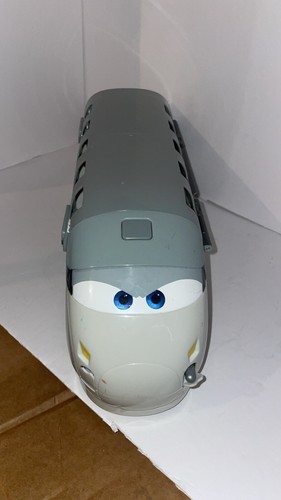 DISNEY PIXAR CARS 2 STEPHENSON SPY TRAIN TRANSPORTER CAR CARRIER 2011 ...