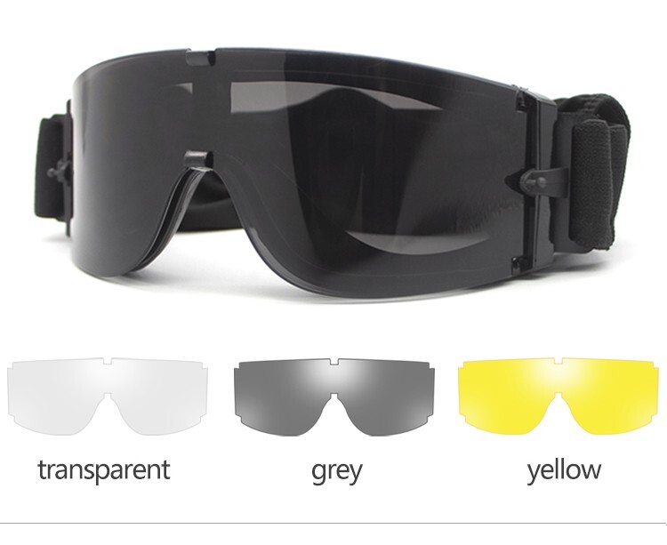 X800 Tactical Goggles Airsoft Paintball Military Shooting Safety ...