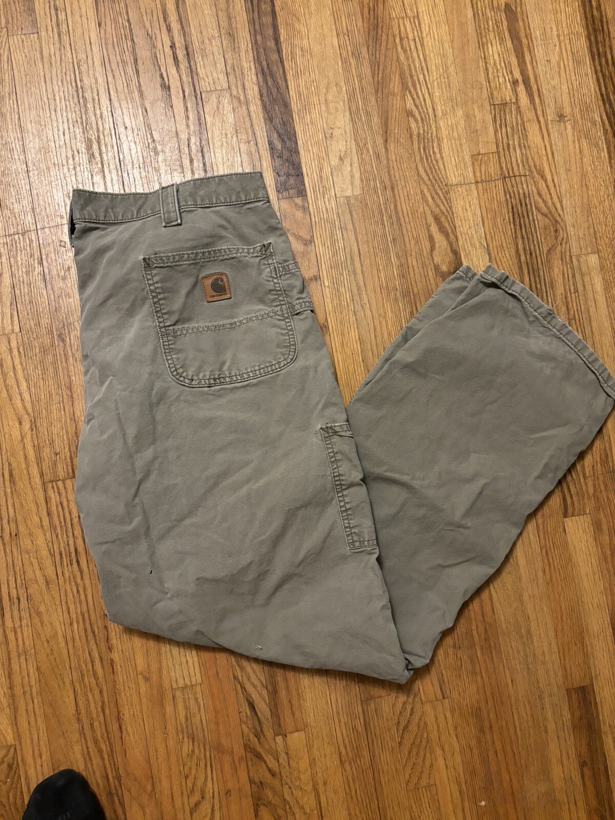 Vintage Carhartt carpenter pants mens size 44 X 32 hammer loop | eBay