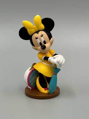 Disney Minnie Mouse 3” PVC Yellow Dress With Umbrella Figure Cake ...